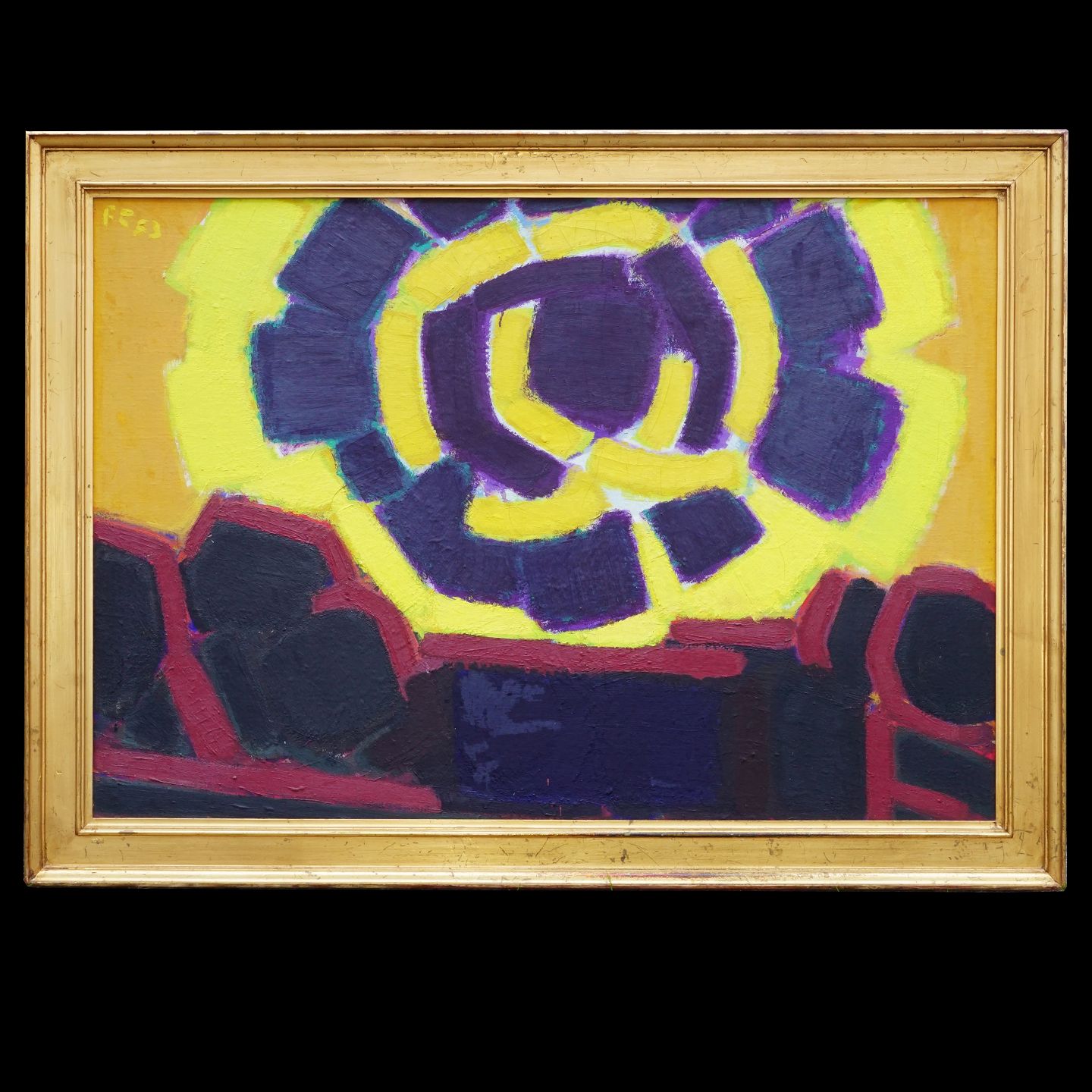 KAD ringen - Frede Christoffersen maleri. Frede Christoffersen, 1919-87 ...